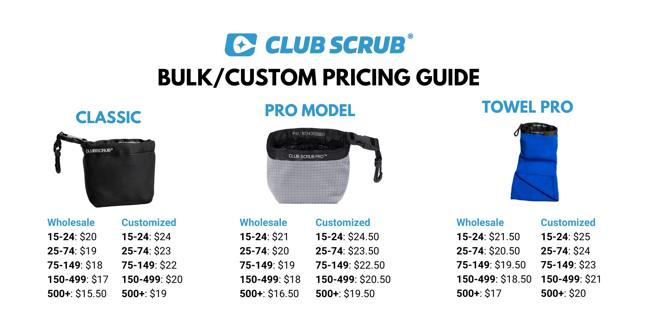 Bulk & Custom Club Scrubs